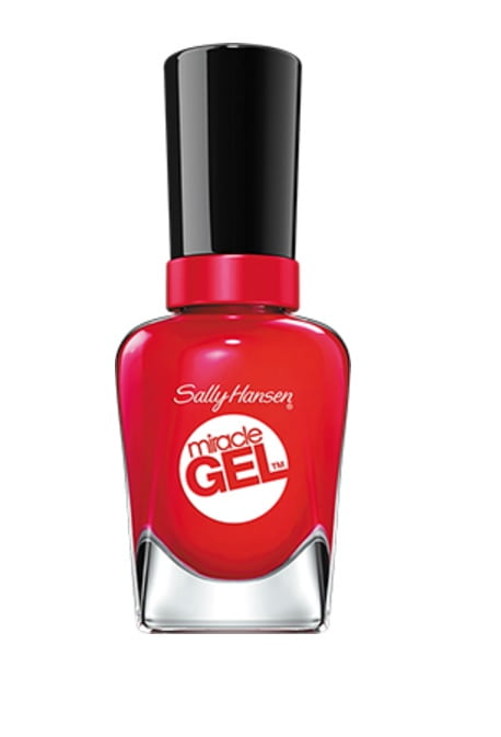 Sally Hansen Miracle Gel Nail Polish, 470 Red-Eye, 0.5 Fl. Oz ...