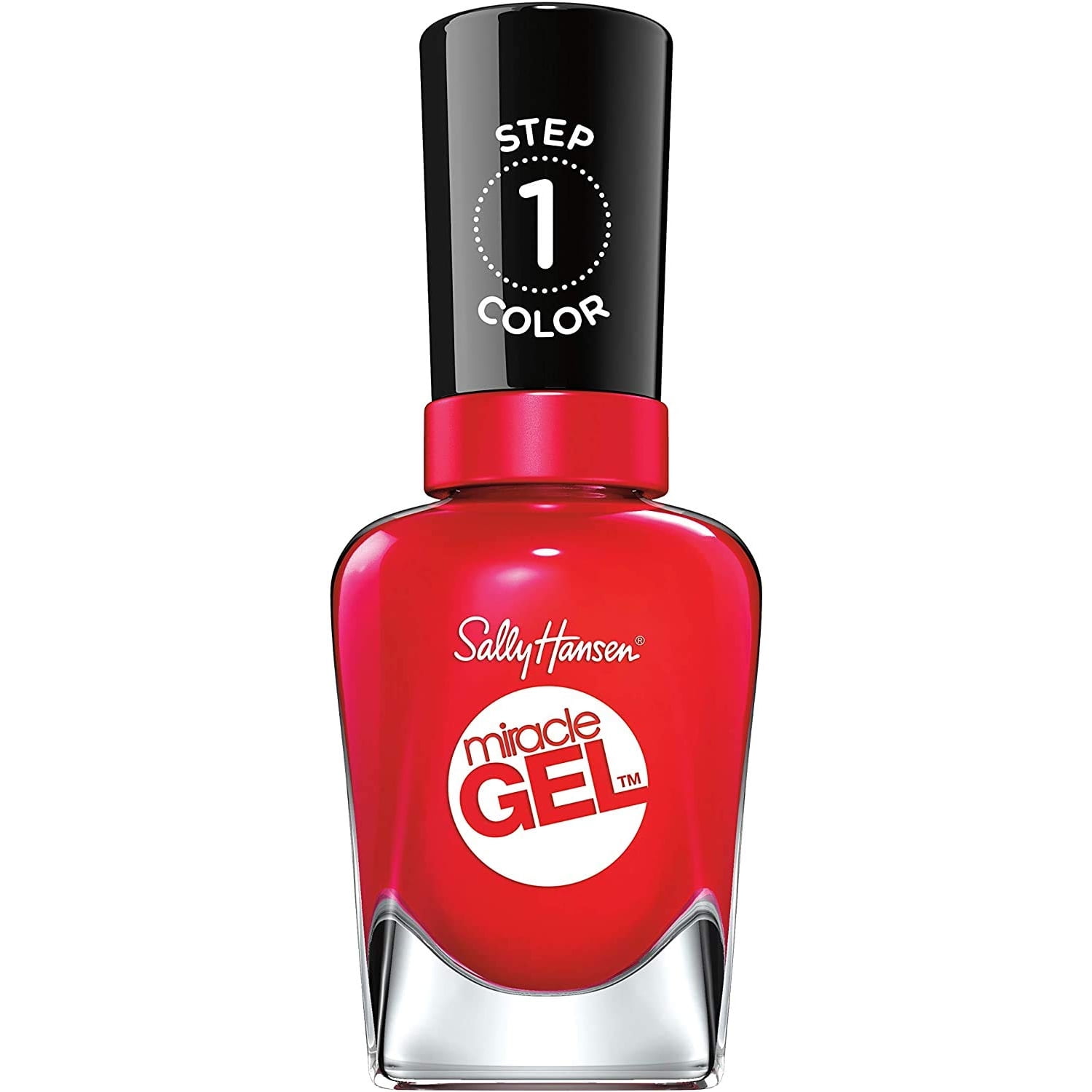 Sally Hansen Miracle Gel Nail Polish, Red Eye, 0.5 fl oz, Long-Lasting ...