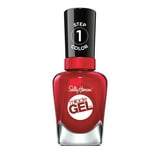 Sally Hansen Miracle Gel Nail Color, 0.5 oz, Rhapsody Red, Chip ...