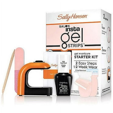 Sally Hansen French Mani Salon Insta-Gel Strips Kit, Tips Over, 21 pc ...