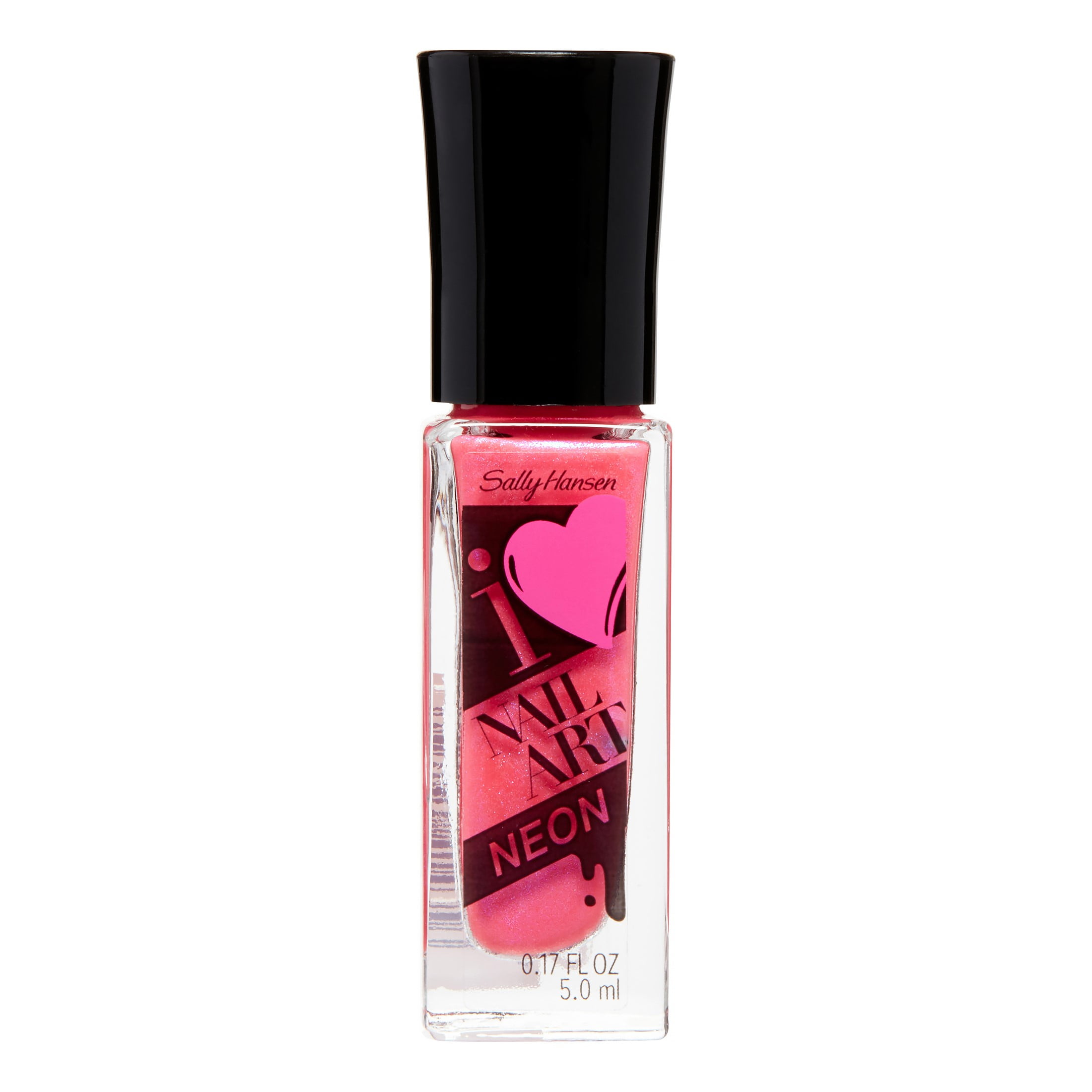 Sally Hansen I Heart Nail Art Neon Nail Polish, Pretty Hot Pink ...