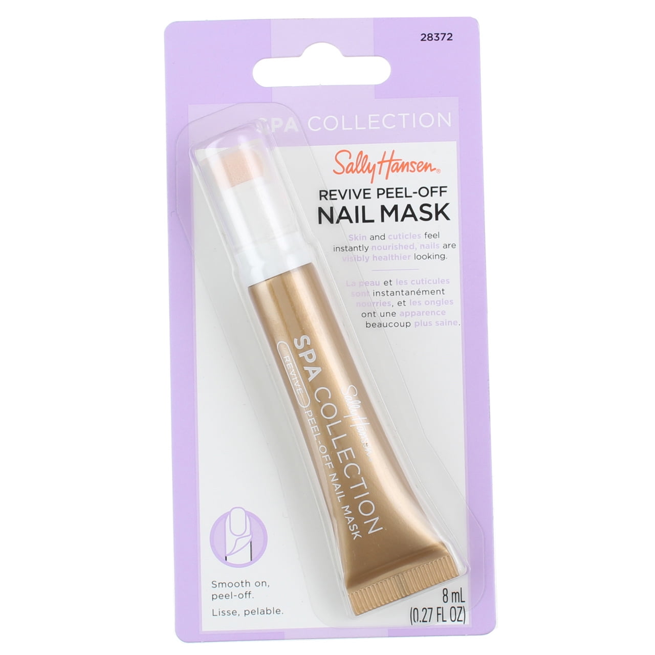 Sally Hansen Spa Collection Revive Peel-Off Nail Mask Gold - Walmart.com