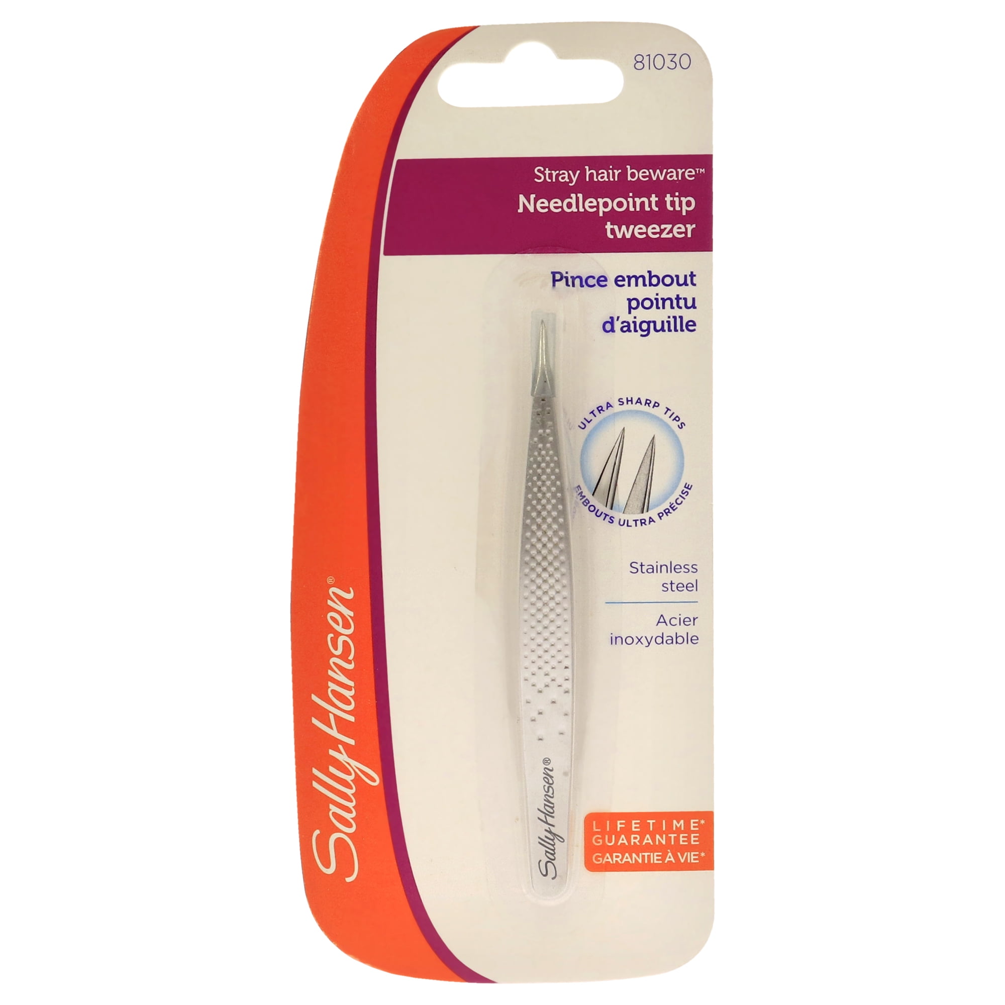 Sally Hansen Stray Hair Beware-Needle Point Tip Tweezer, Pointed ...