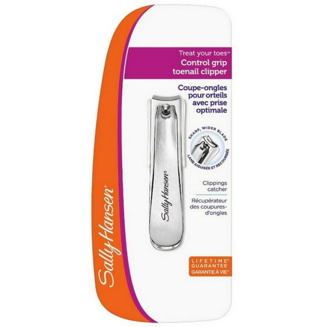 Sally Hansen Treat Your Toes, Control Grip Toenail Clipper 1 ea (Pack ...