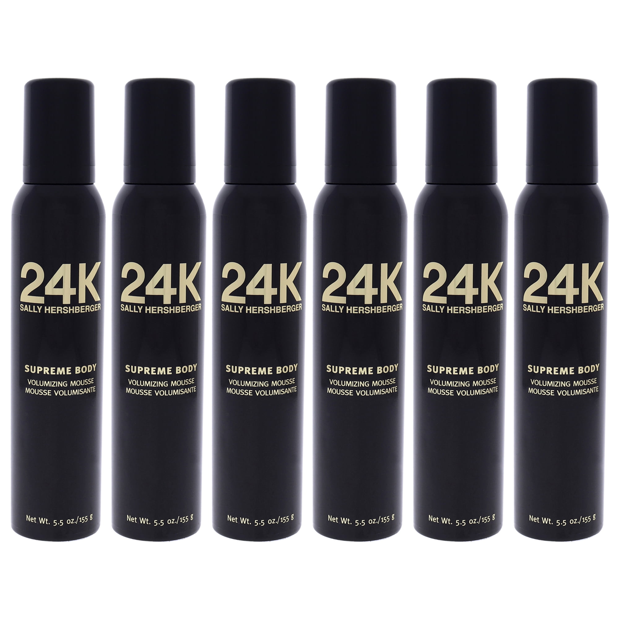 Sally Hershberger 24K Supreme Body Volumizing Mousse - Pack of 6 , 5.5 ...
