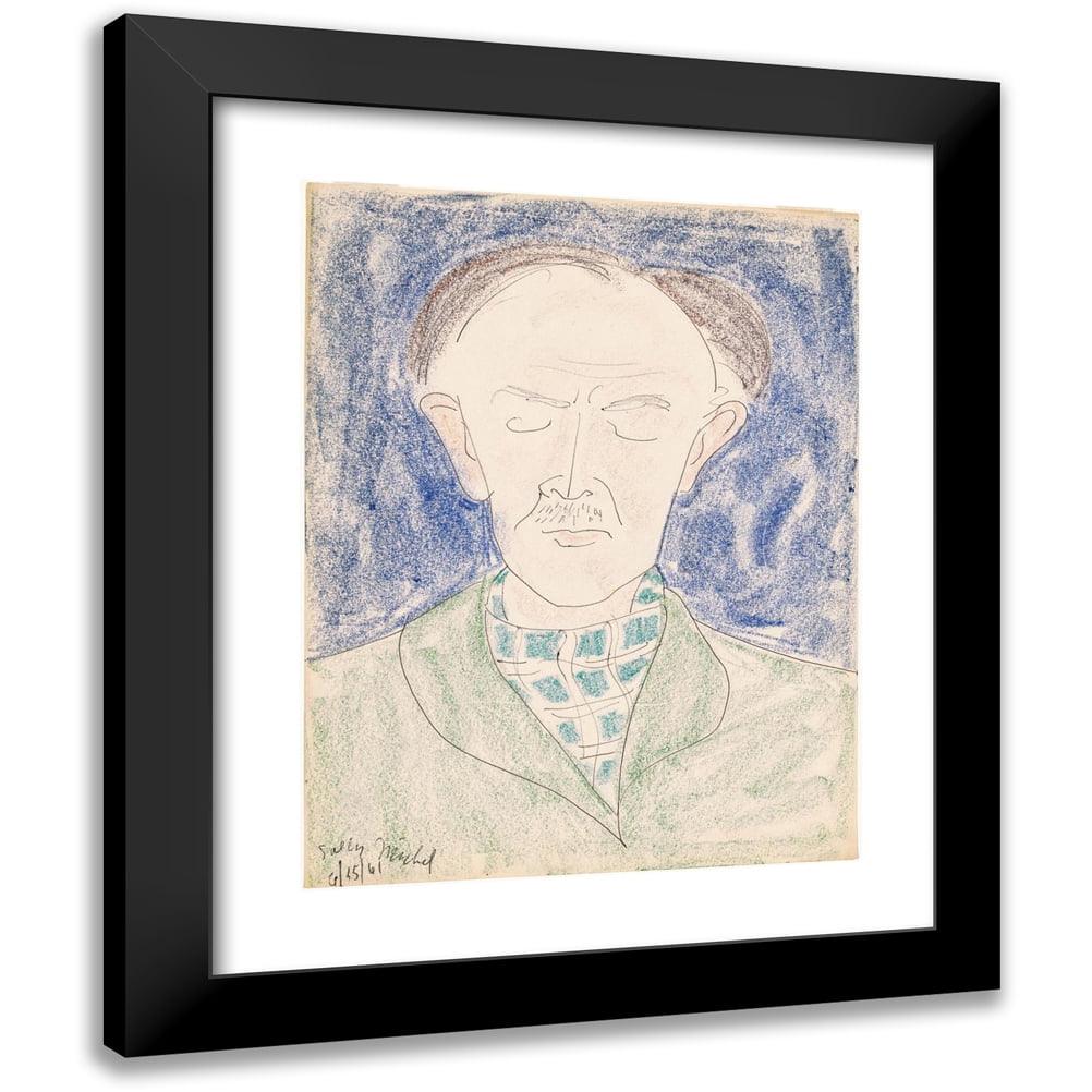 Sally Michel 12x14 Black Modern Framed Museum Art Print Titled - Milton ...