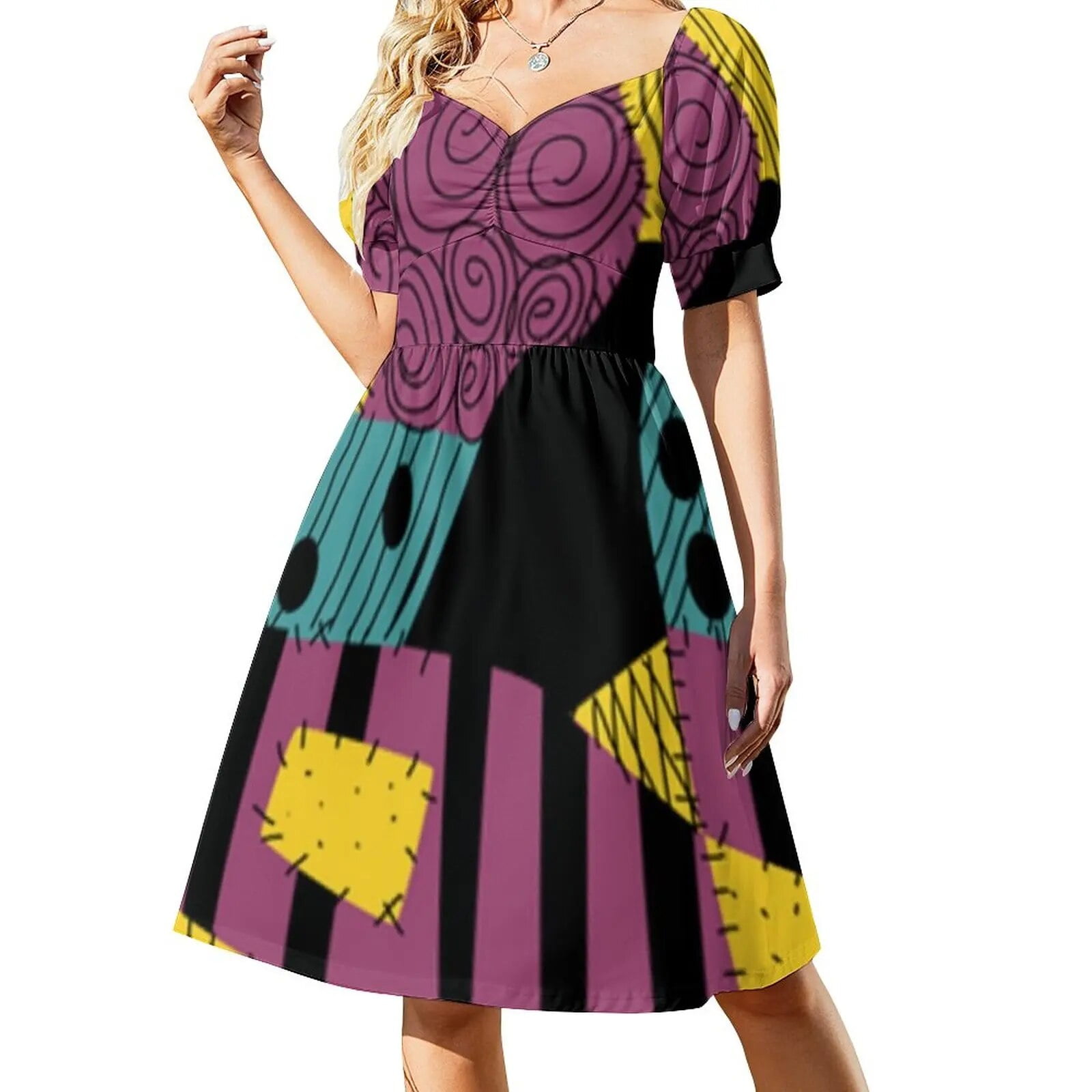 Sally Patchwork Dress Dress summer dresses women women's clothing trend ...