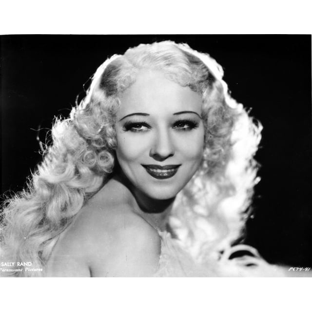 Sally Rand smiling Portrait Photo Print (24 x 30) - Walmart.com