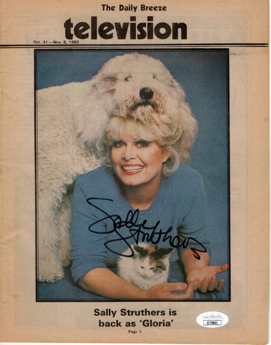 Sally Struthers Autographed Daily Breeze Magazine All in the Family JSA ...