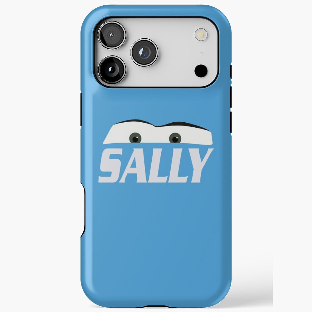 Sally blue car inspired cartoon art iPhone Case 17 to 11 Pro Max ...