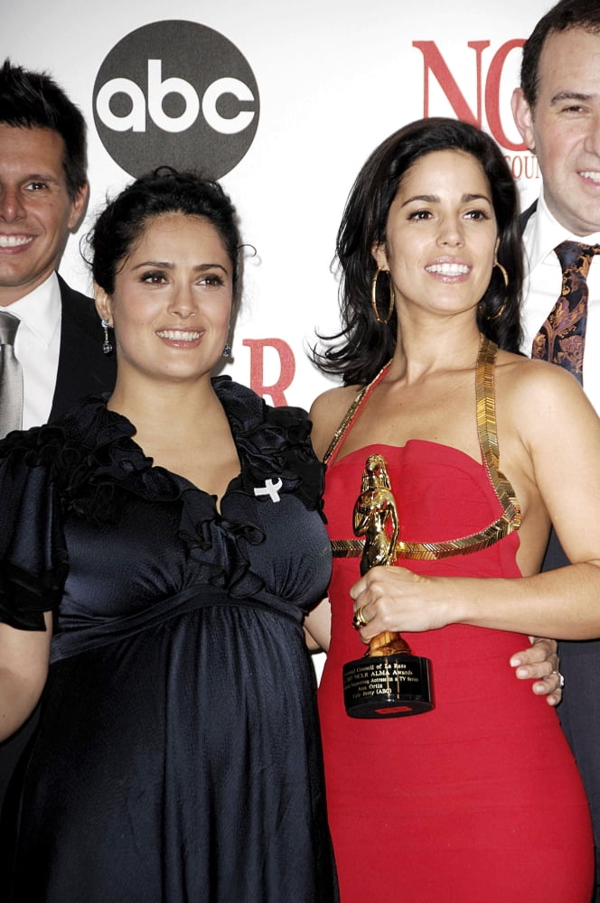 Salma Hayek Ana Ortiz In The Press Room For Alma Awards 2007 - Press ...
