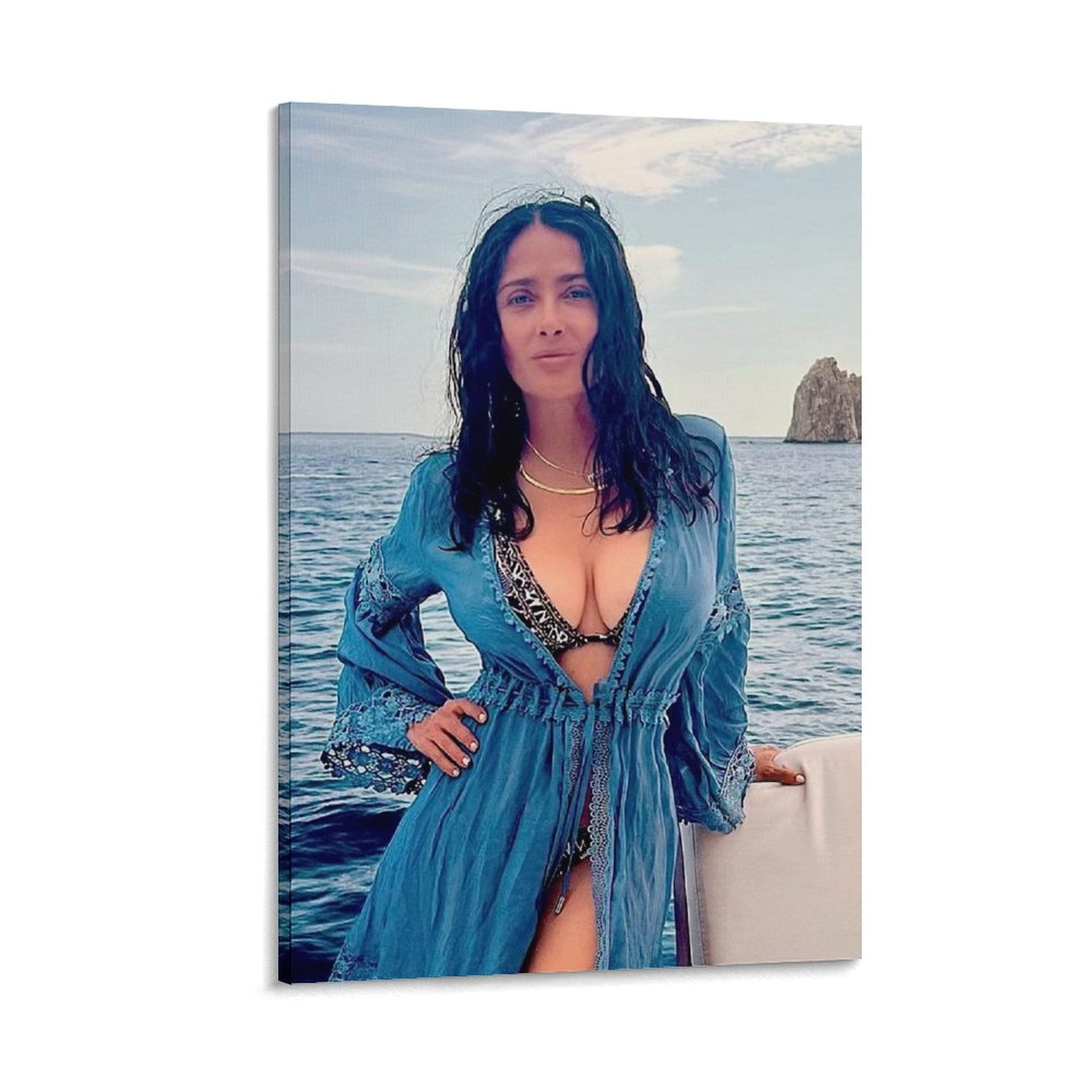 Salma Hayek Hot Girl Sexy Poster (43) Art Poster Canvas Painting Decor Wall Print Photo Gifts ...