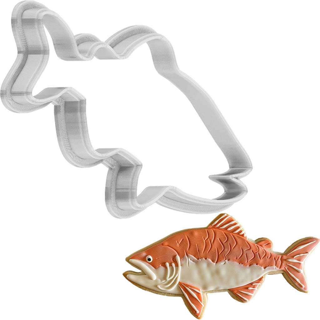 Salmon Cookie Cutter 4 Inch Made in USA by WONDERTORY - Walmart.com