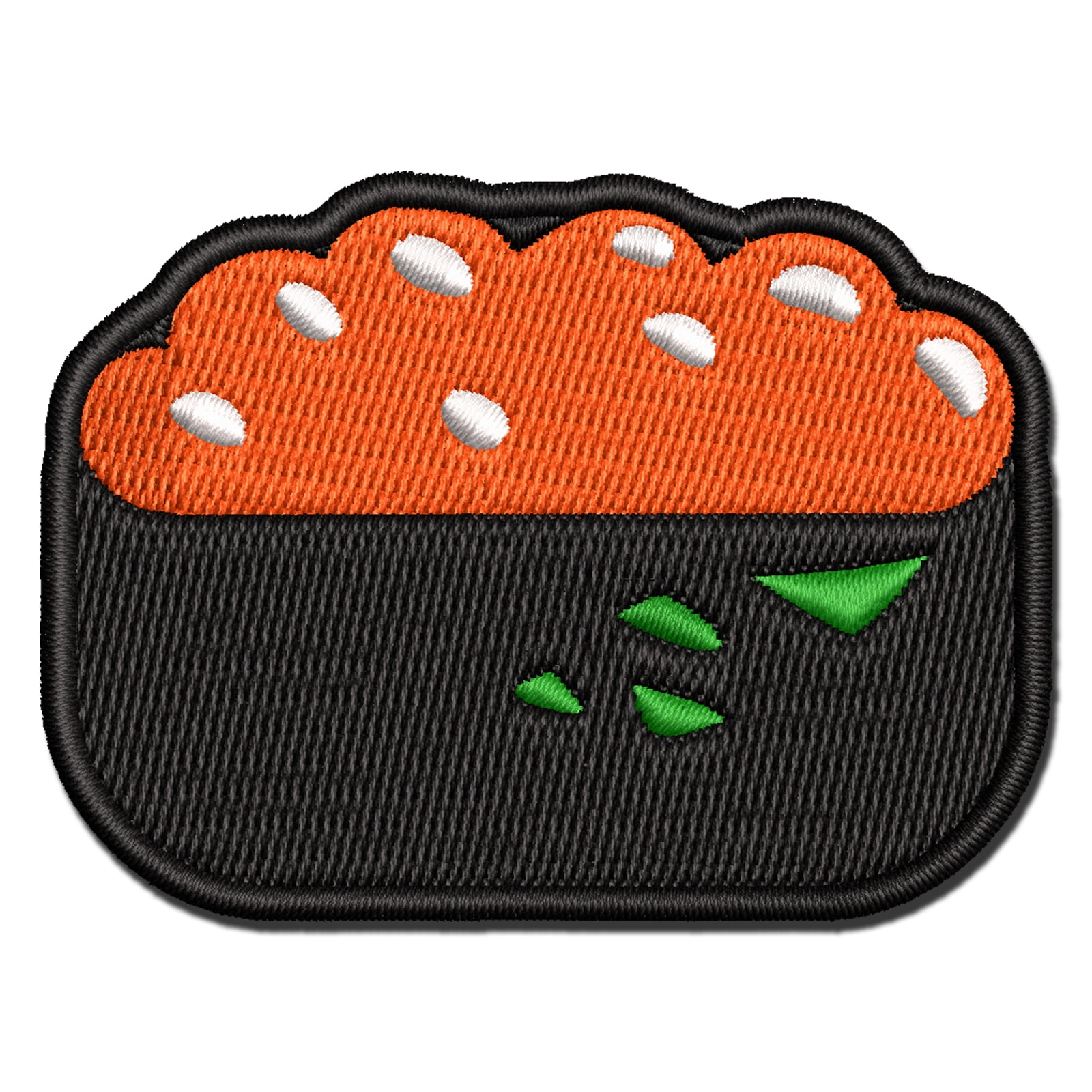 Salmon Egg Ikura Nigiri Sushi Sashimi Applique Multi-Color Embroidered ...