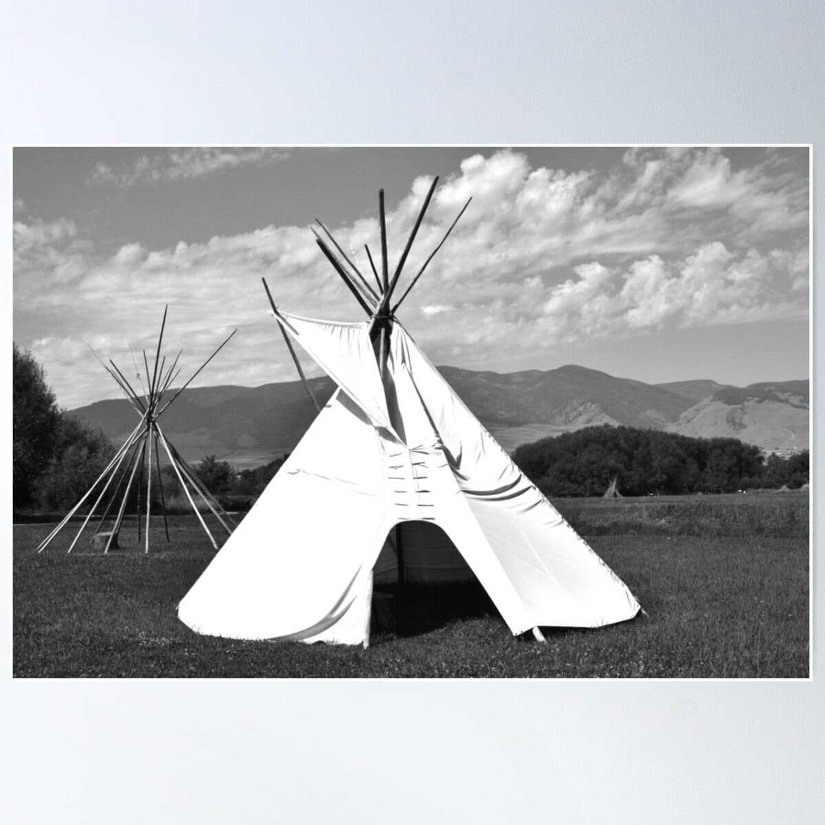 Salmon Idaho - Shoshone-Bannock Shelter Poster Wall Art, Modern Wall ...