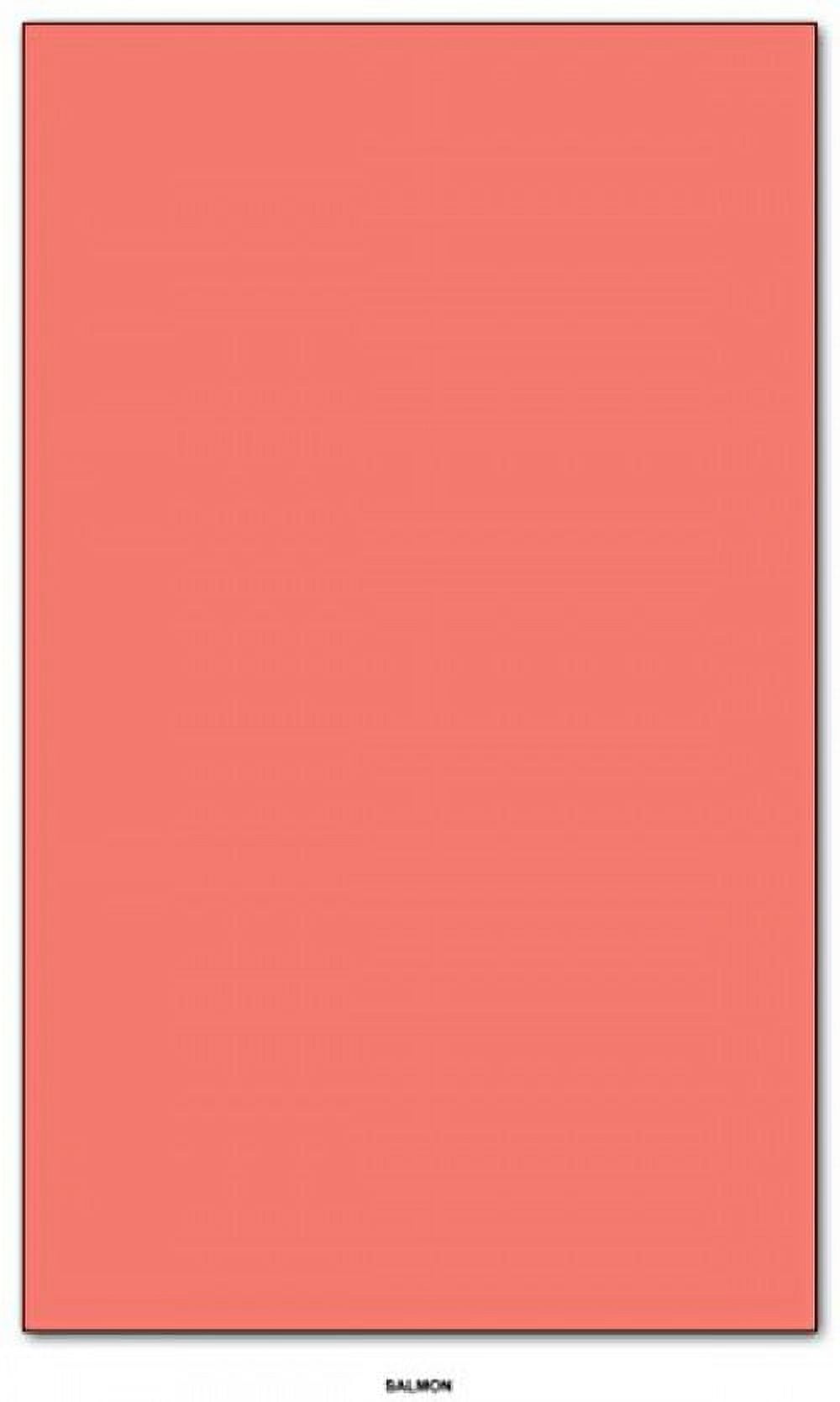 Salmon Pastel Color Card Stock Paper Legal Size 8.5" X 14" Pack of 50 ...