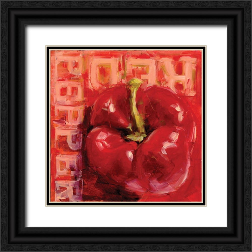 Salness, Annie 26x26 Black Ornate Wood Framed with Double Matting ...