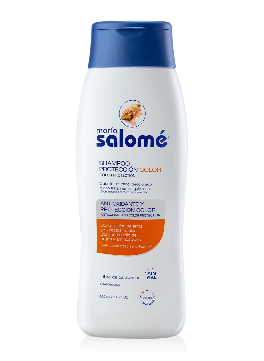Maria Salome Shampo Proteccion Color (Color Protection) 400ml - Walmart.com