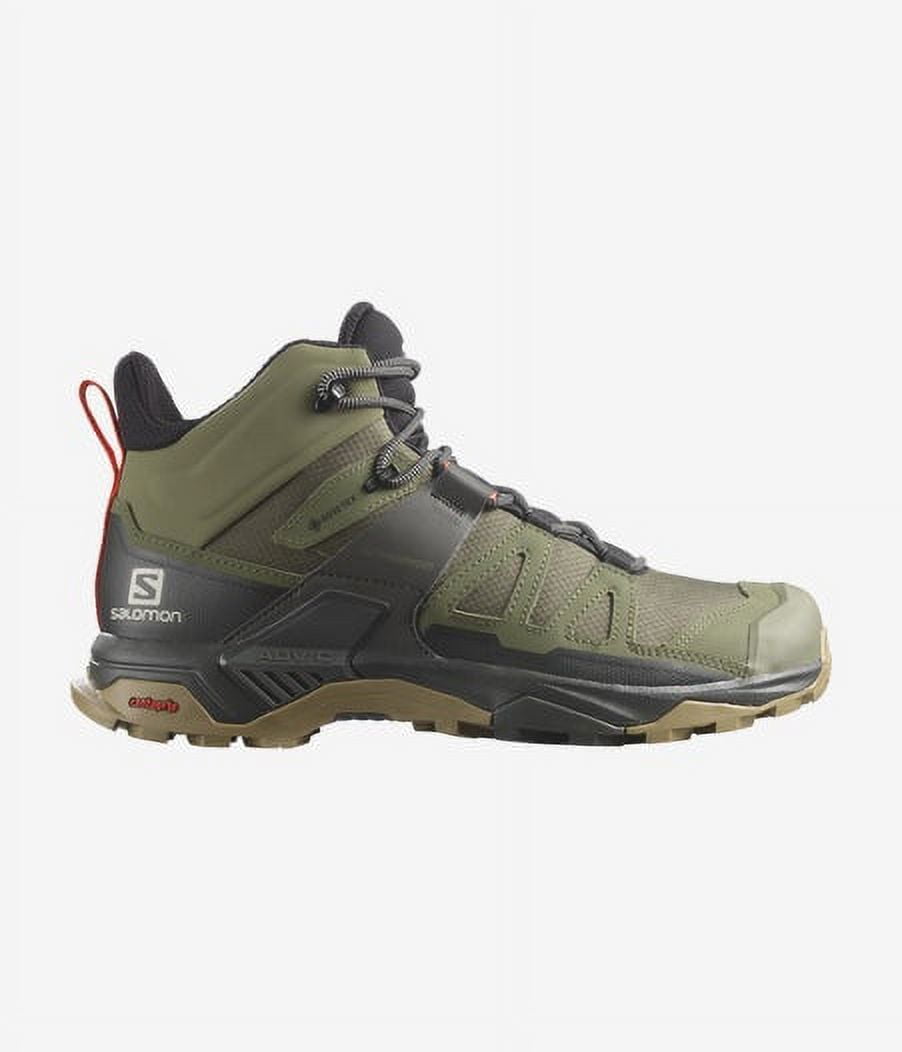 Salomon Men's X Ultra 4 Mid GORE-TEX Hiking Shoe Deep Lichen Green/Peat ...