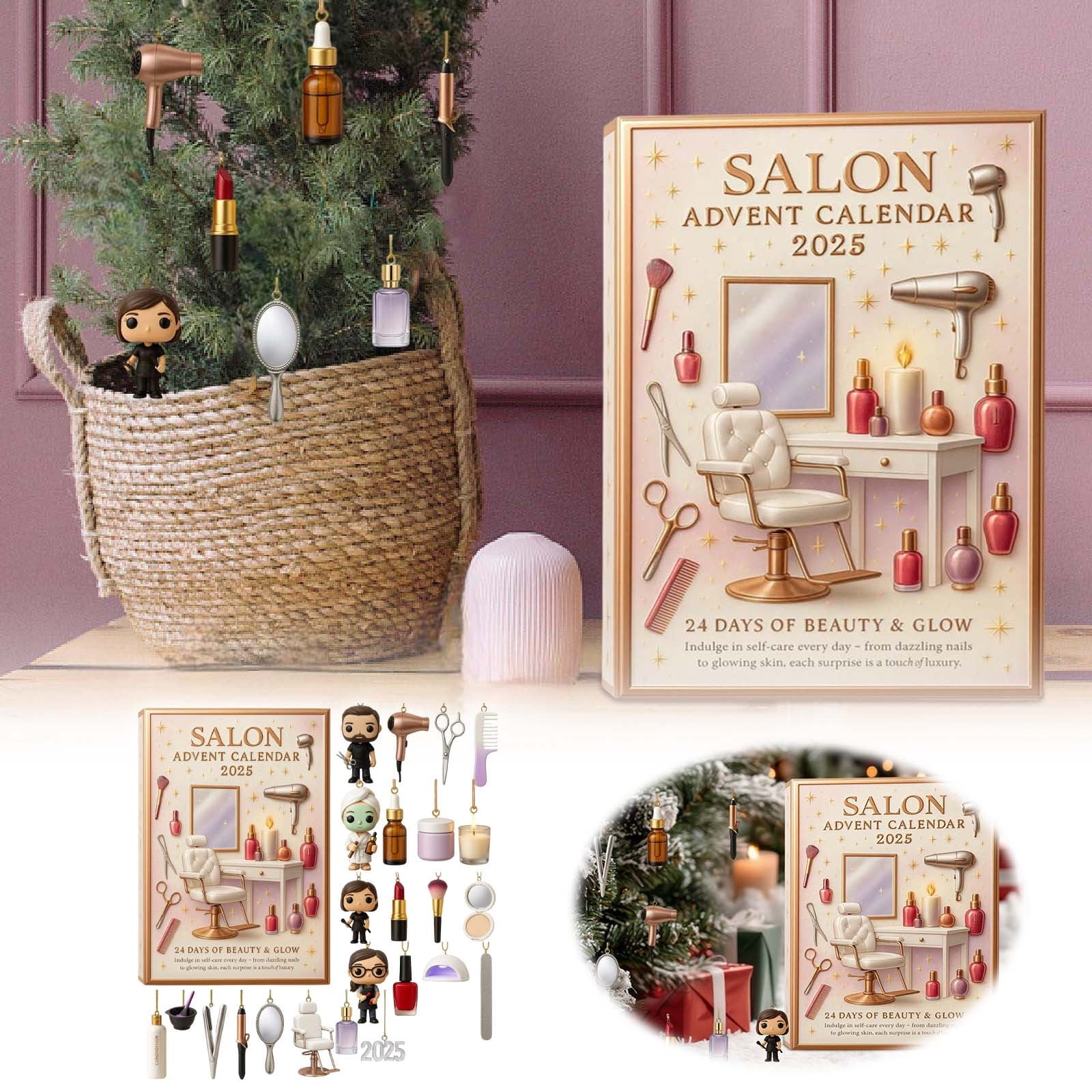 Salon Advent Calendar 2025, 24 Days Christmas Advent Calendars for ...