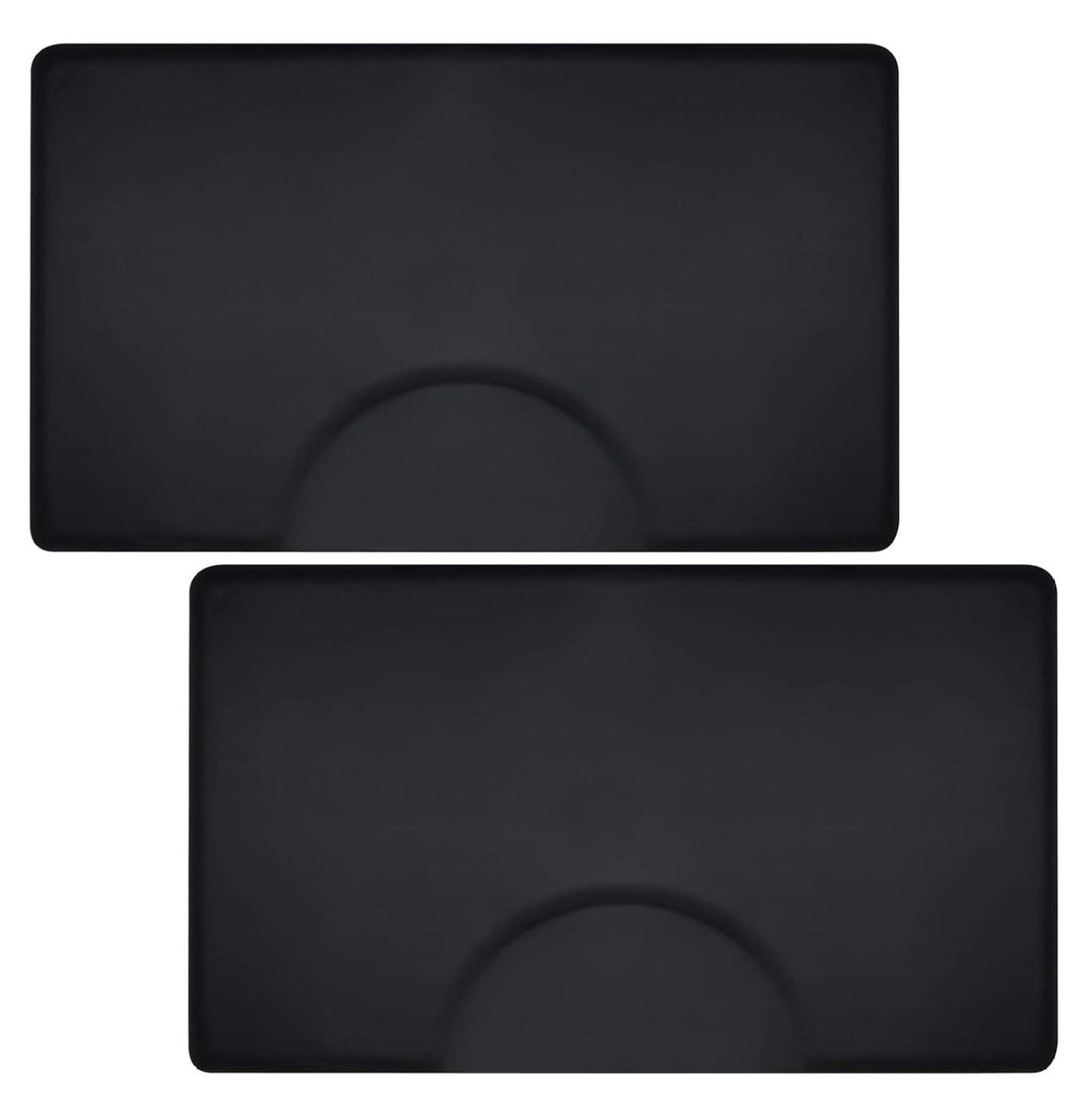 Salon & Barber Mat 3x5 ft 2-Pack - Anti Fatigue Floor Mats - Black - 1/ ...