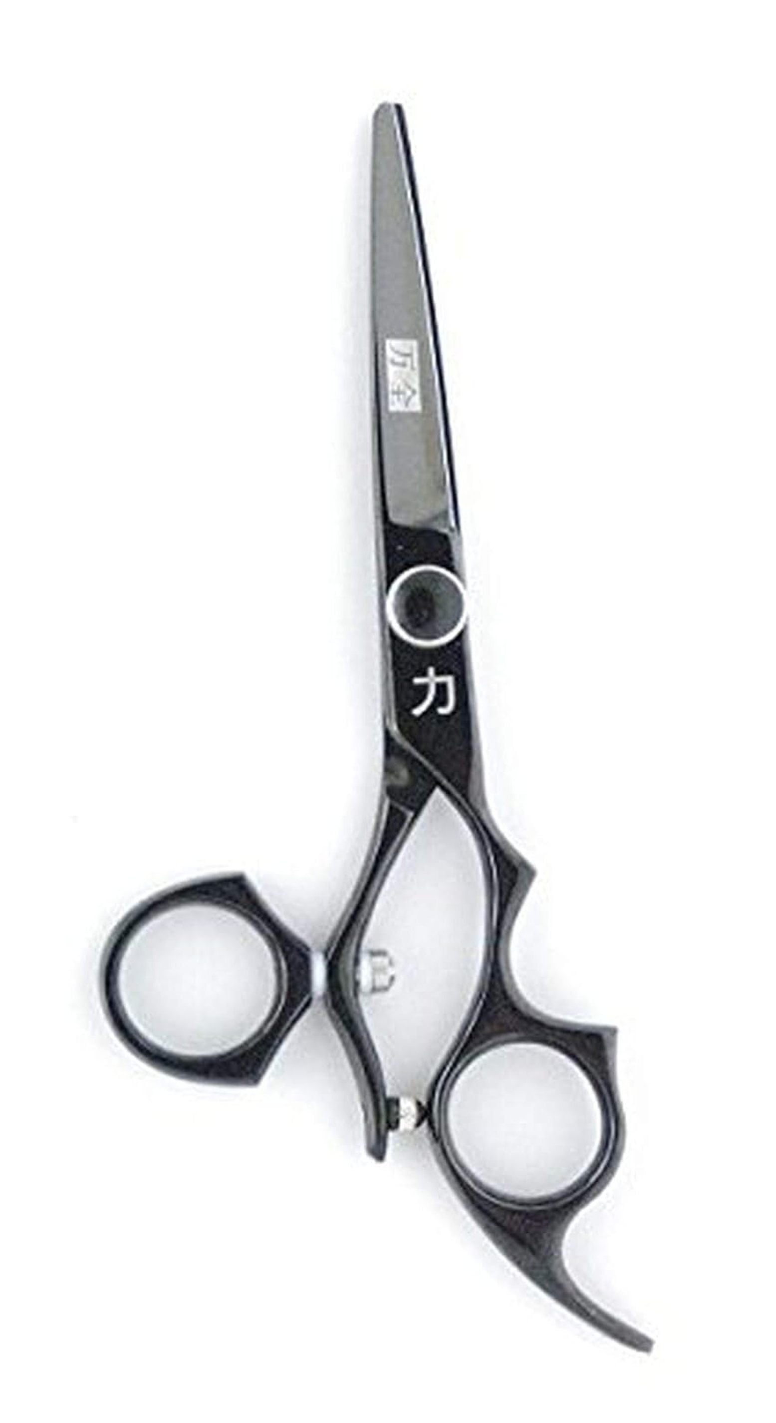 Salon Barber Shears 6 Inch - Black Titanium Swivel Shears - Japanese ...