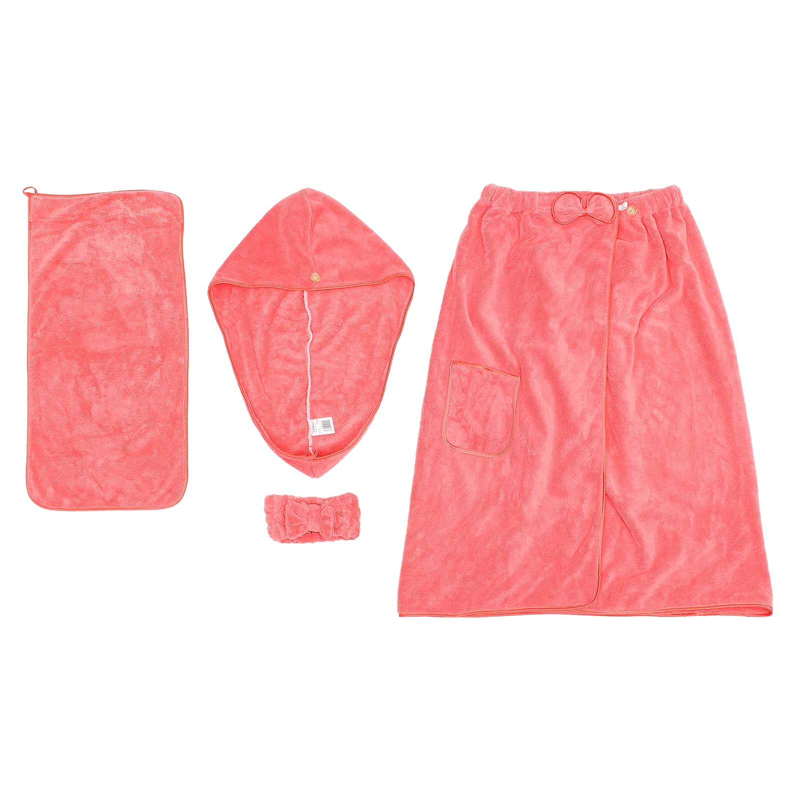 Salon Body Wrap Towel Women Bath Dress Bathroom Girl Child Miss Red ...