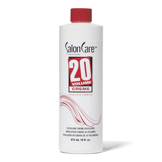 Salon Care 20 Volume Creme Developer, 16 Oz - Uniform Lift, Easy to ...