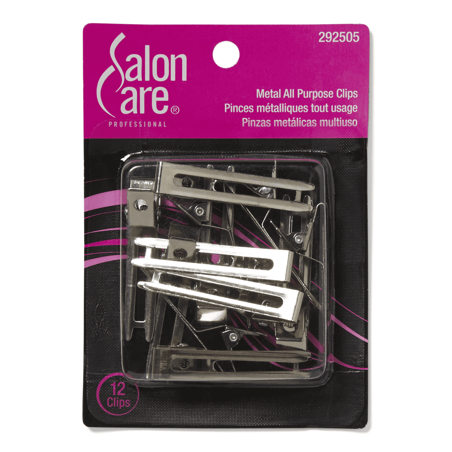 Salon Care All Purpose Metal Clips - Walmart.com