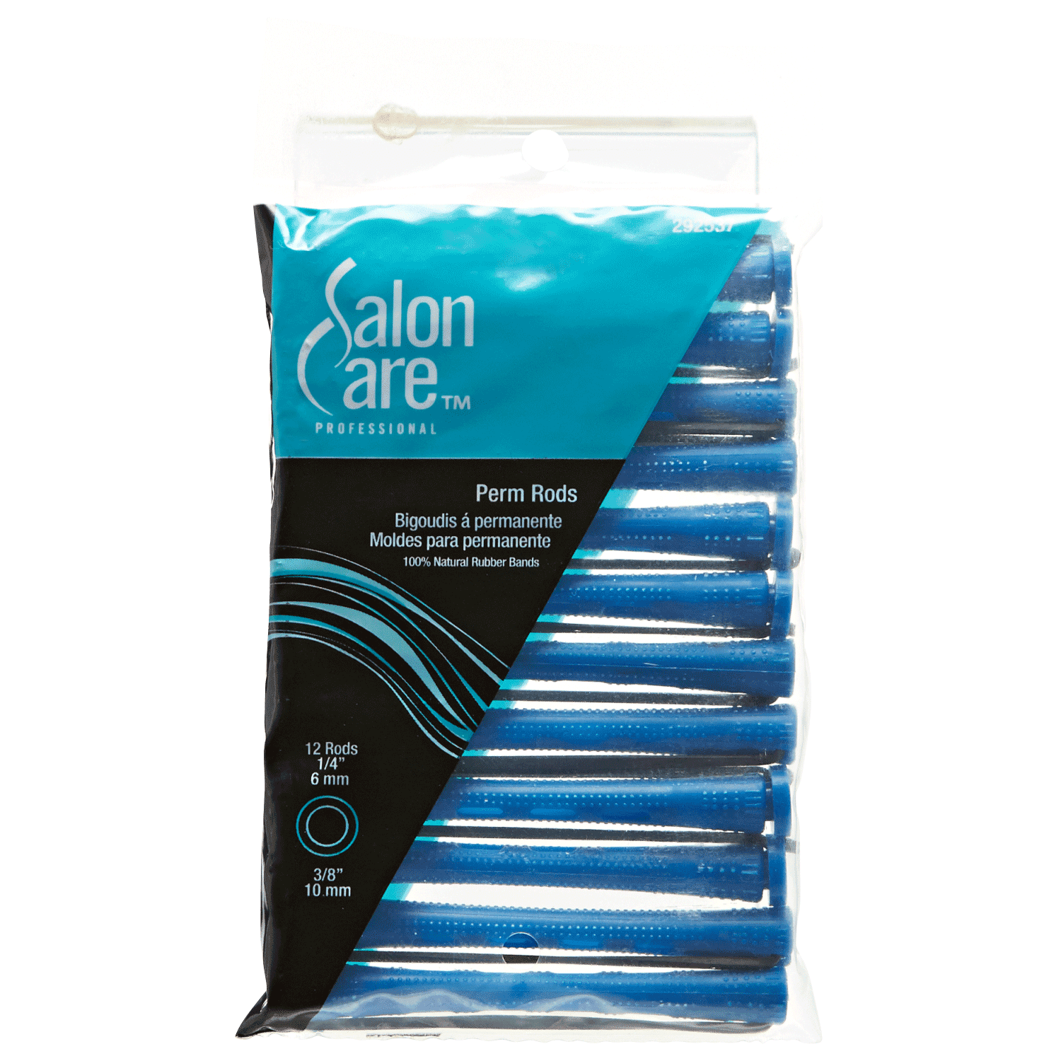 Salon Care Blue Long Curved Perm Rods Blue - Walmart.com