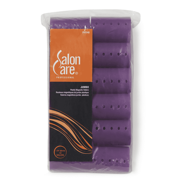 Salon Care Jumbo Magnetic Rollers - Walmart.com