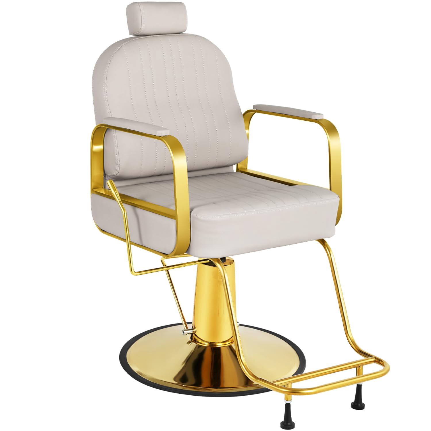 Salon Chair for Hair Stylist, Reclining Styling Hair Chair 90°-135 ...