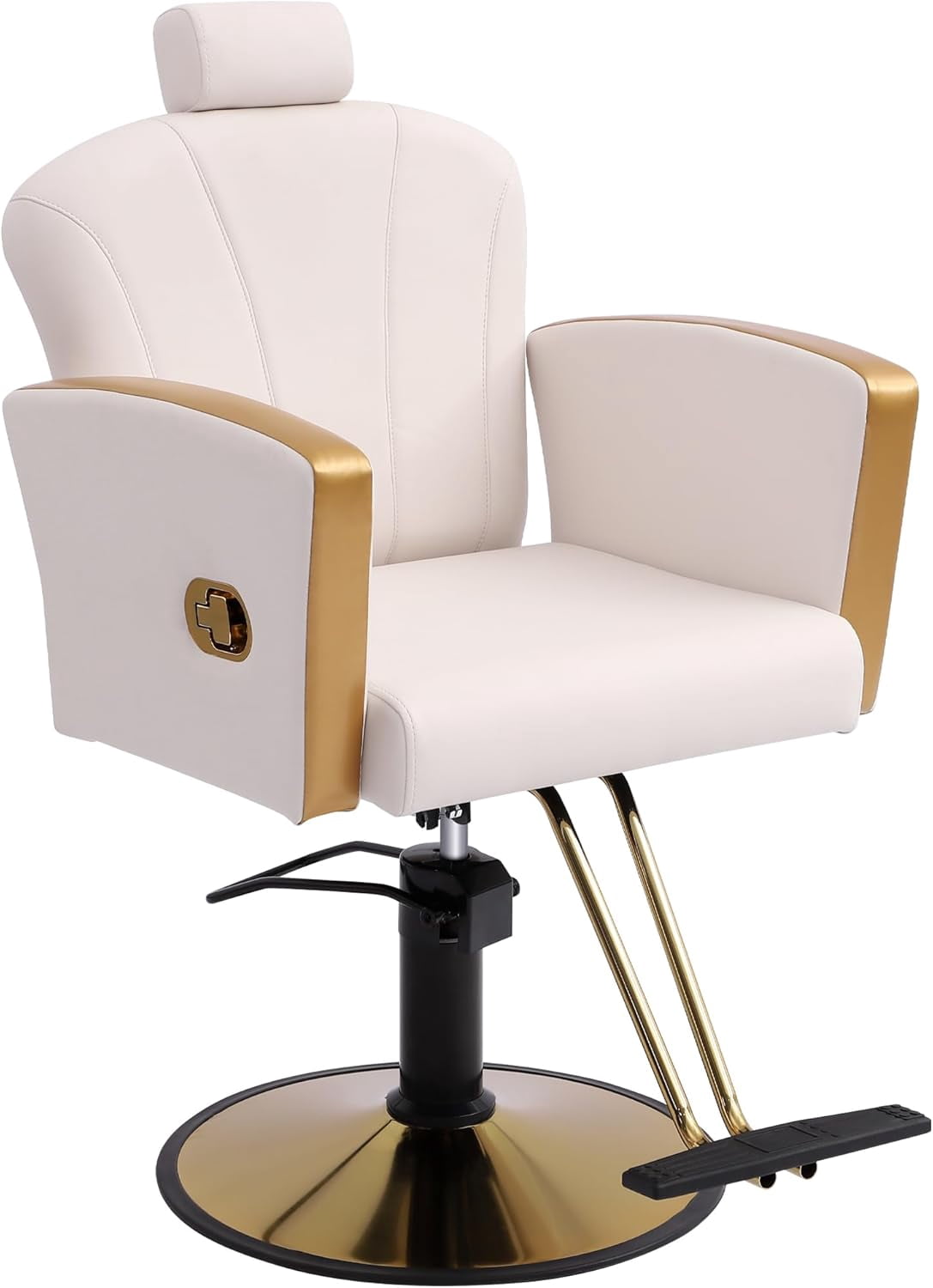 Salon Chair for Hair Sylist, Hydraulic Barber Styling Chair with 360 ...