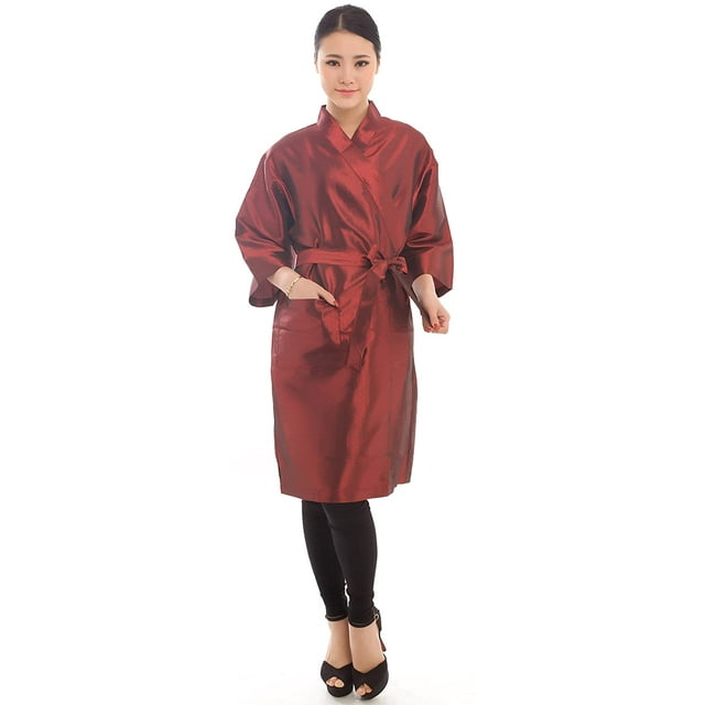 Salon Client Gown Robes Cape, Hair Salon Smock for Clients- Kimono ...