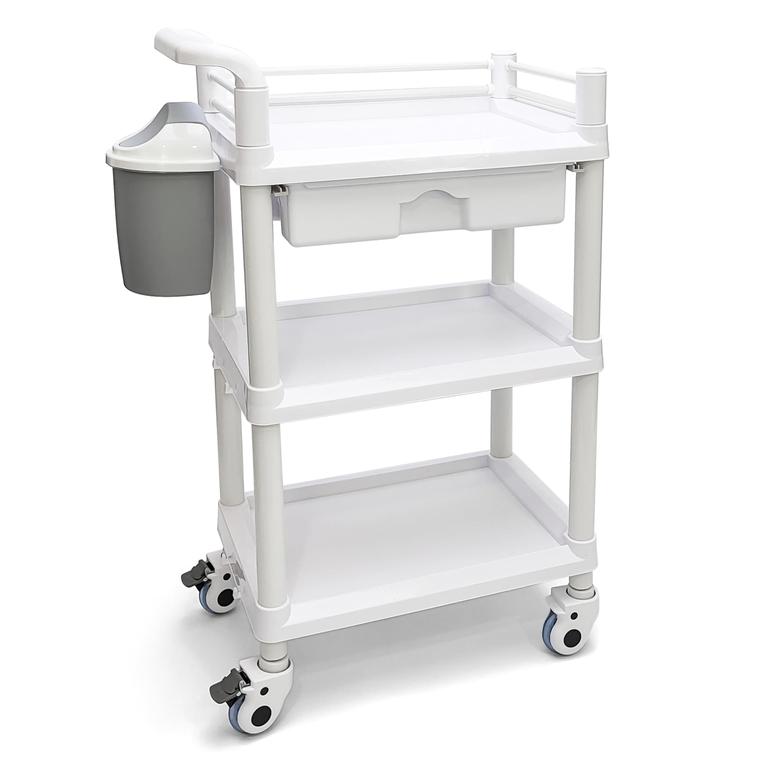 Salon Furniture Spa Beauty Trolley Rolling Cart with Waste Bin Two Or ...