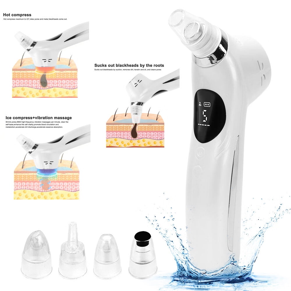 Salon Grade Blackhead Remover Pore Vacuum Facial Cleaner Pimple ...