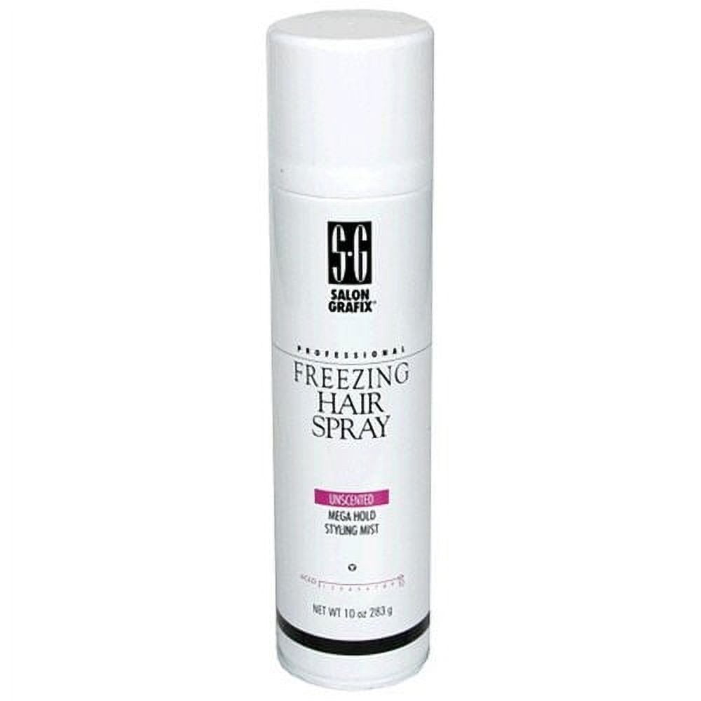 Salon Grafix Freezing Hair Spray, Mega Hold Unscented, 10 Oz - Walmart.com