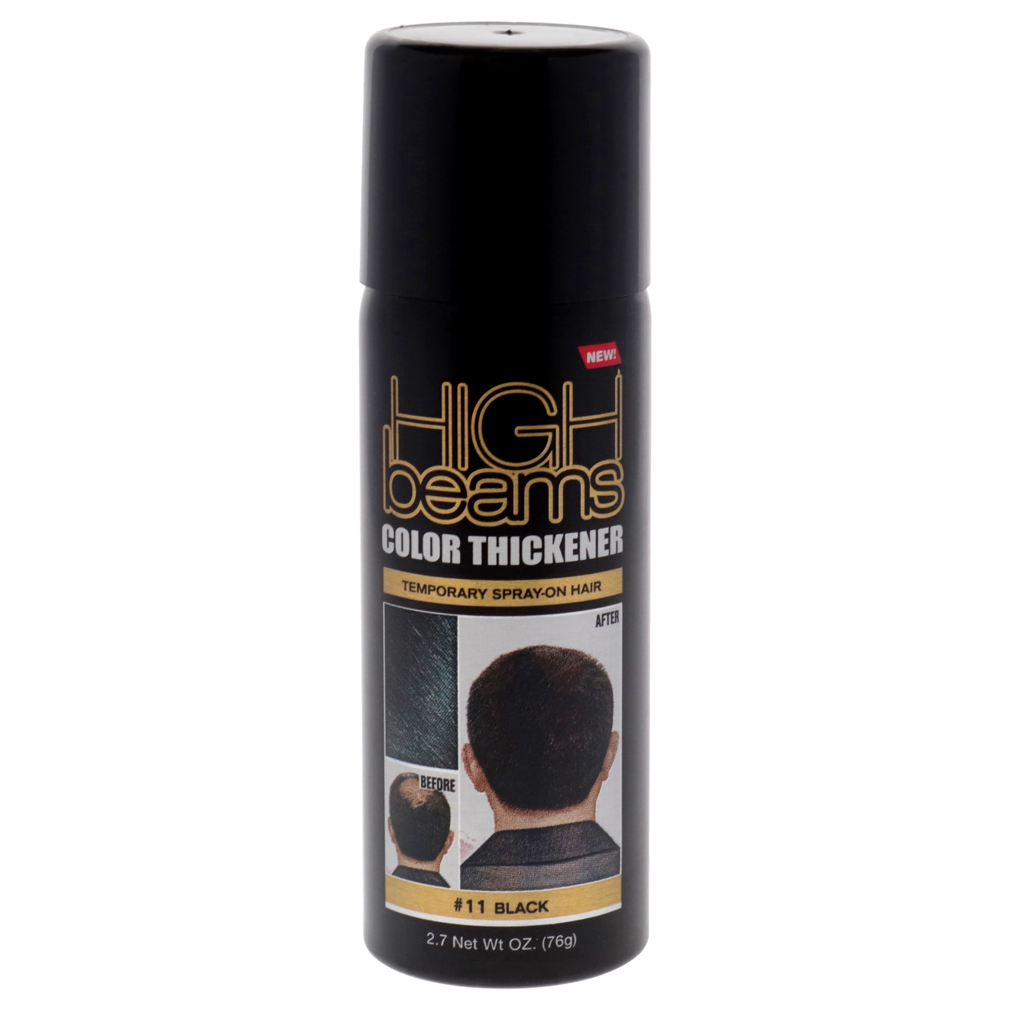Salon Grafix High Beams Temporary Hair Color Thickener Spray, Black, 2. ...