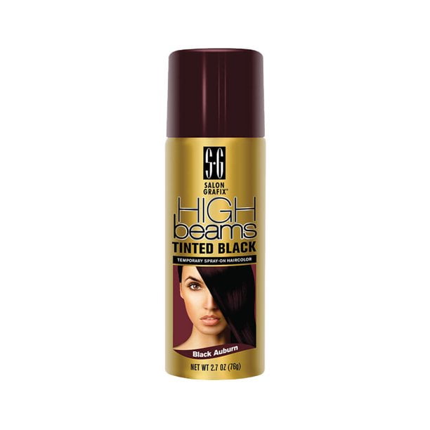 Salon Grafix High Beams Tinted Black Temporary Spray - Black Auburn , 2 ...