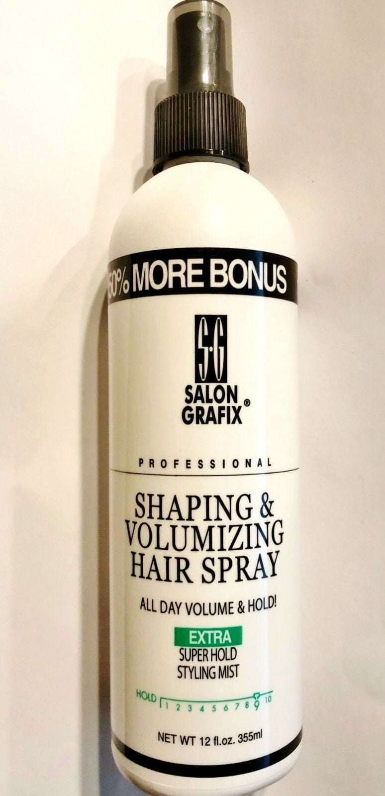 Salon Grafix Shaping & Volumizing Hair Spray EXTRA Non-Aerosol 12 oz ...