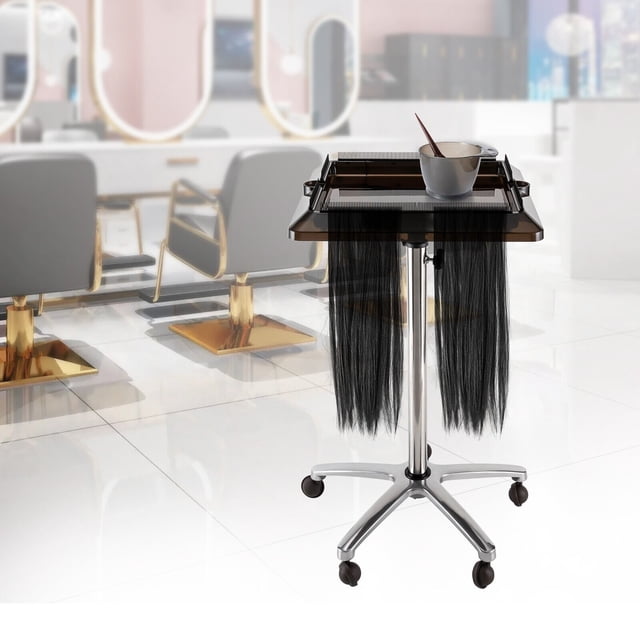Salon Hair Extension Tool Tray Rolling Cart, Hairdressing Storage Cart ...