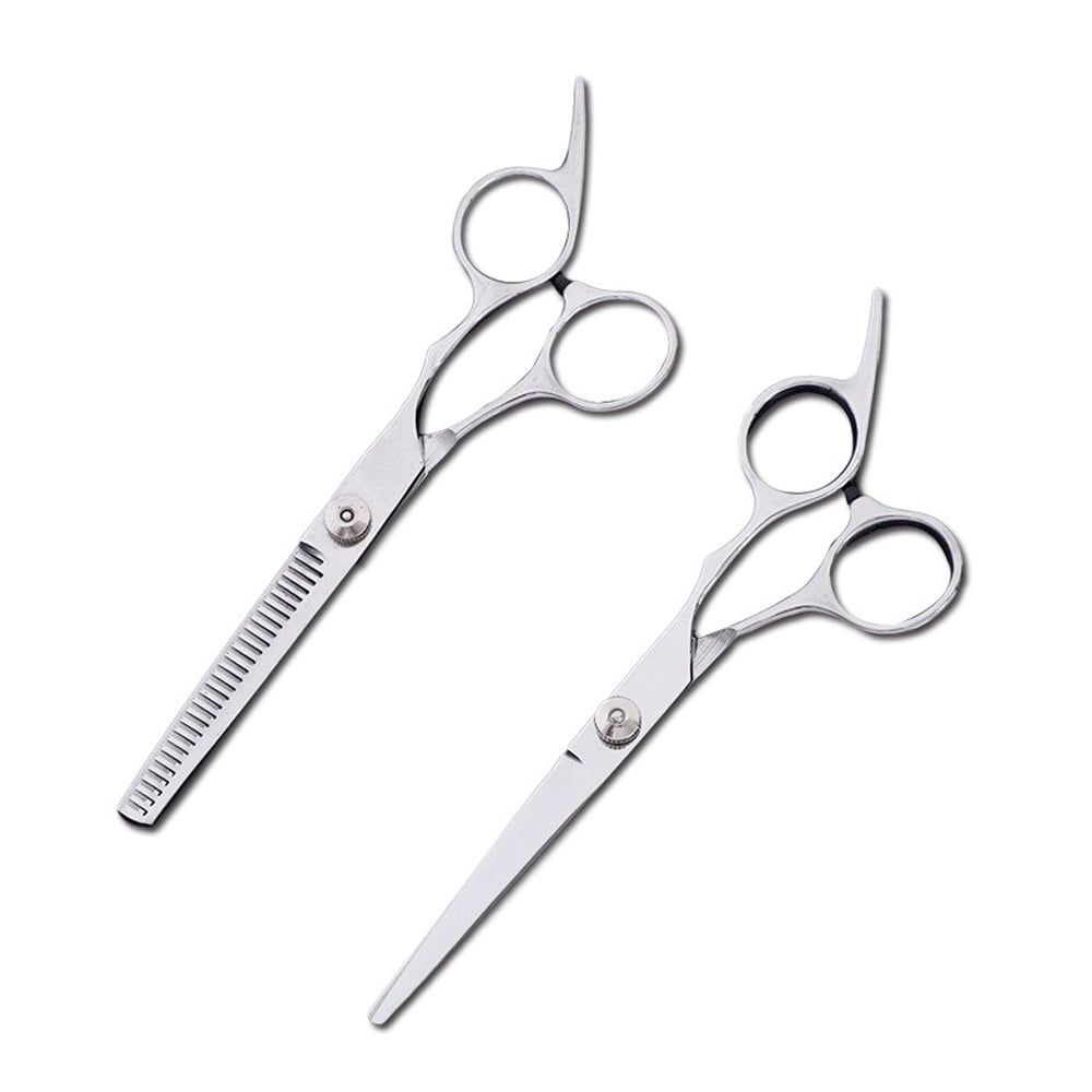Salon Hair Thinning Shears, Double Teeth Barber Hair Thinning Scissor ...