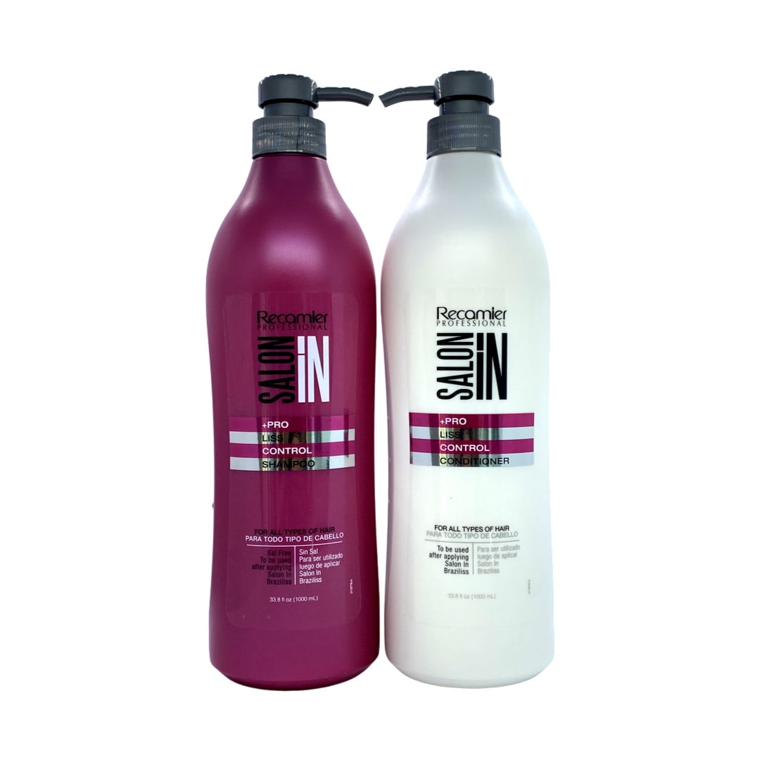 Salon In Recamier Hair Care Pro+ Liss Control Shampoo & Conditioner Set ...