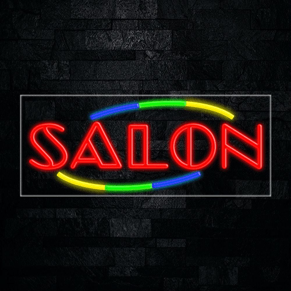 Salon-LED Neon Sign 30"L x 12"H #30888 - Walmart.com