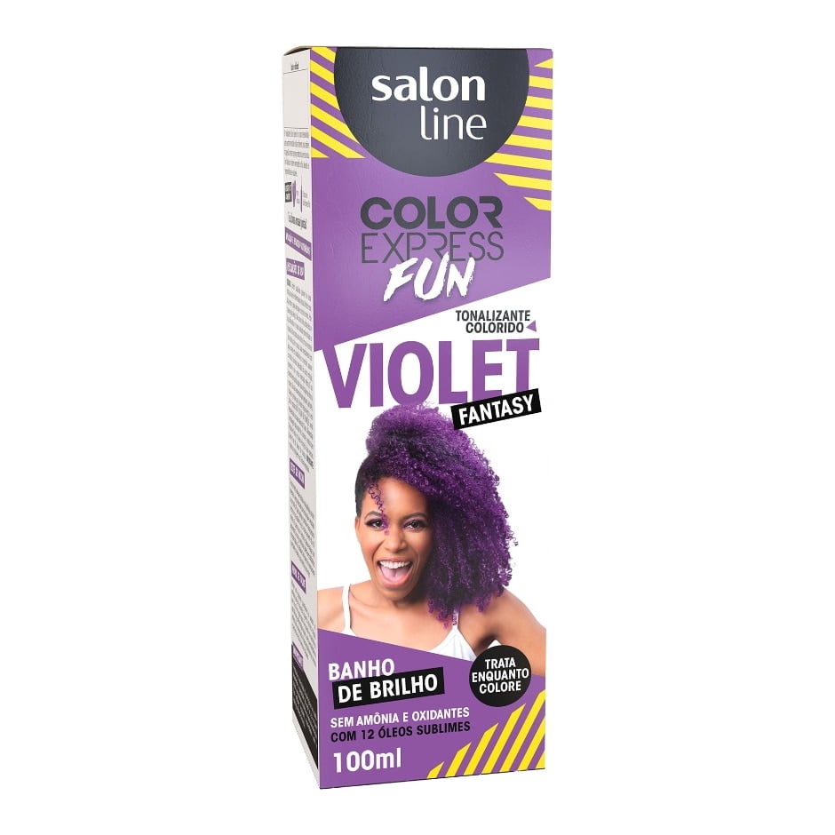 Salon Line - Linha Color Express (Fun) - Tonalizante Violet Fantasy 100 ...