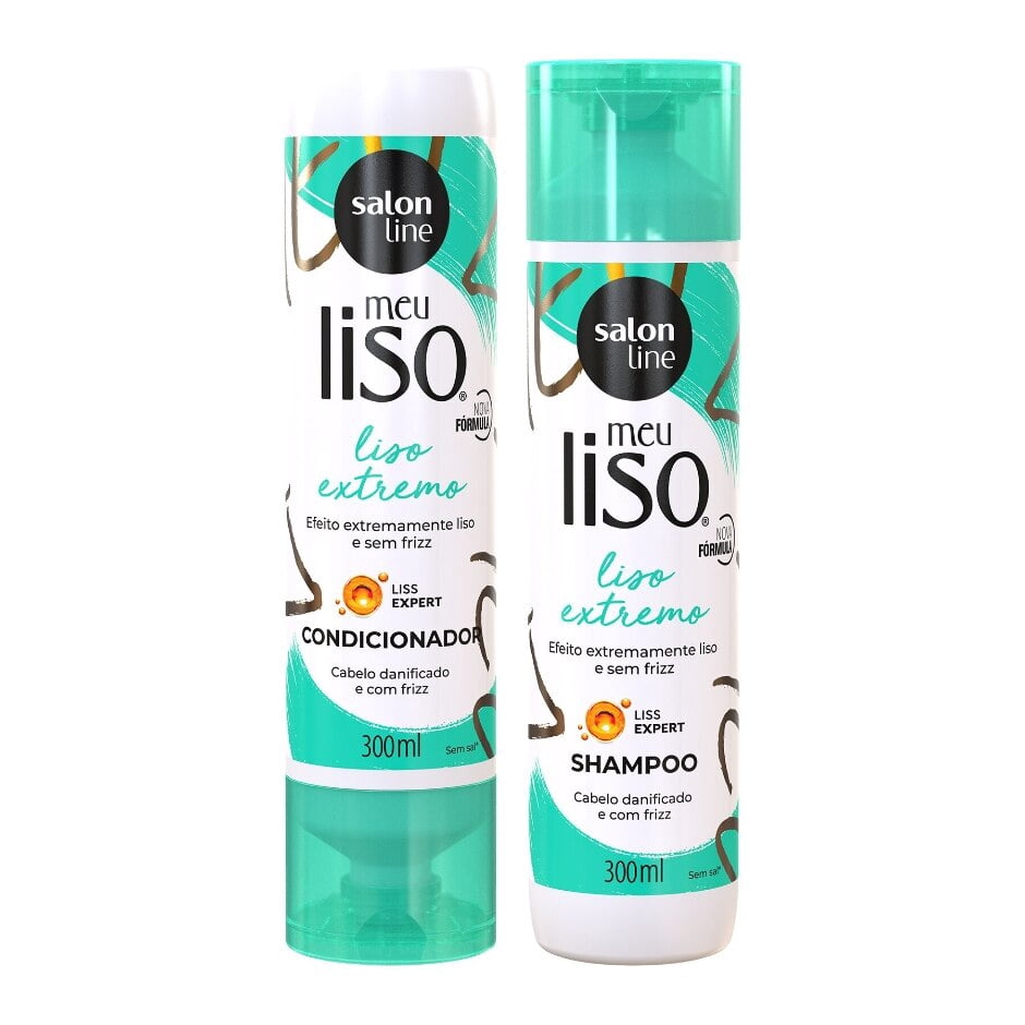 Salon Line - Linha Meu Liso (Extremo) - Kit Shampoo e Condicionador (2 ...