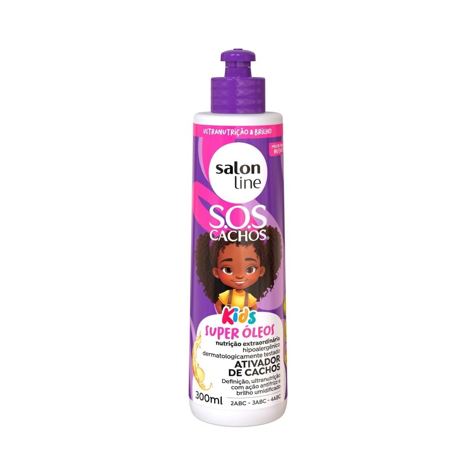 Salon Line - Linha SOS Cachos Kids (Nutricao) - Ativador de Cachos 300 ...