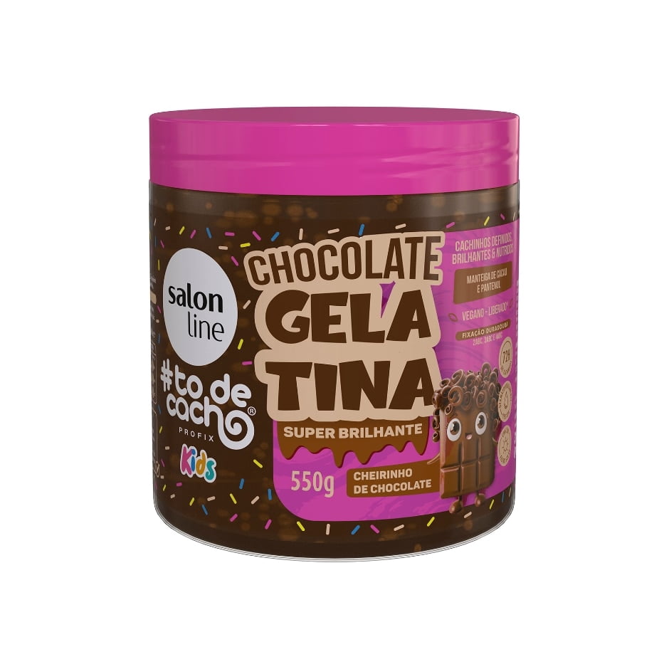 Salon Line - Linha #ToDeCachinhos (Kids) - Gelatina Chocolate Super ...