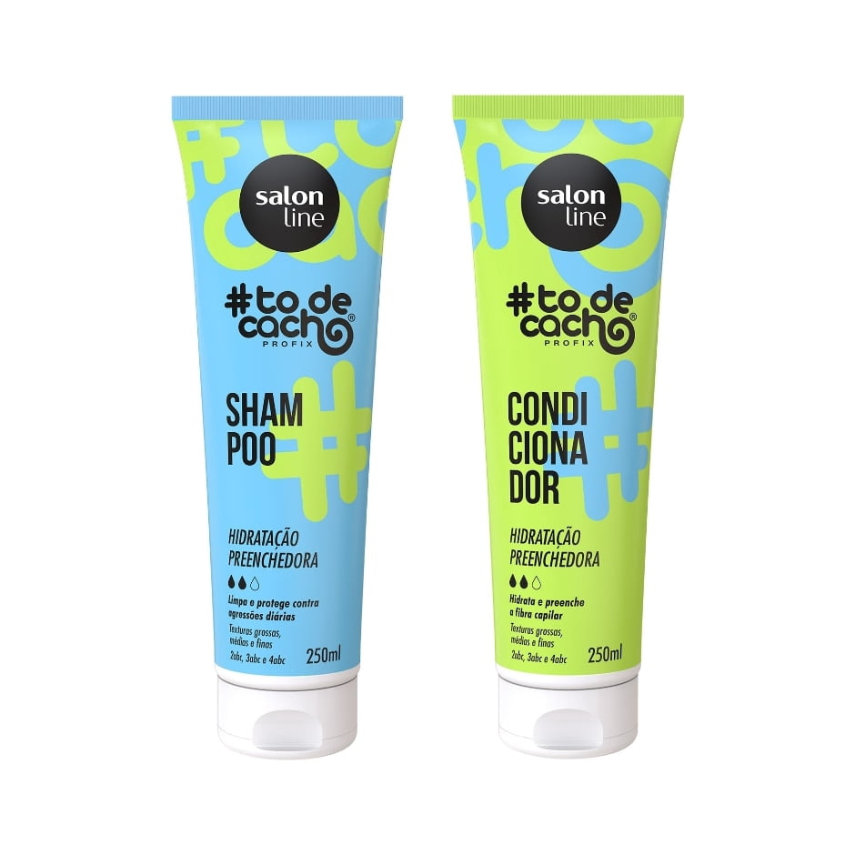 Salon Line - Linha #ToDeCacho (Hidratacao Preenchedora) - Kit Shampoo e ...