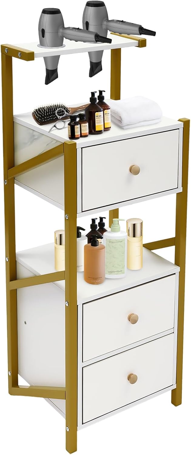 Salon Organizer Storage Cabinet, Beauty Salon Tool Organizer, Barber ...